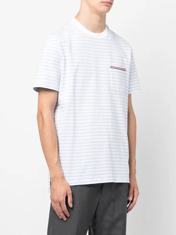 Thom Browne Stripe-print Cotton Shirt