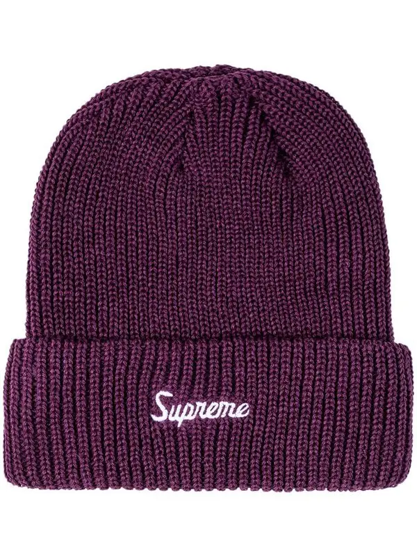 Supreme Loose Gauge Beanie - Purple