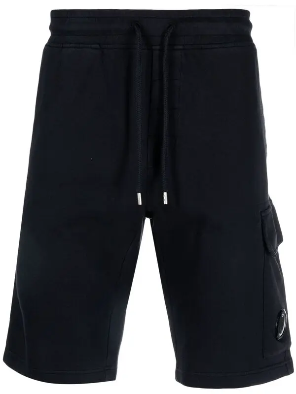 C.P. COMPANY Lens Detail Cargo Shorts - Blue