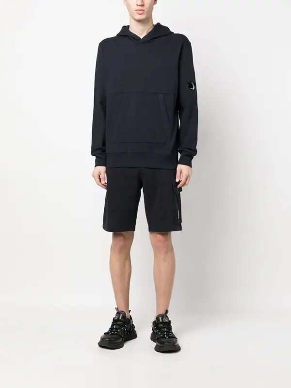C.P. COMPANY Lens Detail Cargo Shorts - Blue