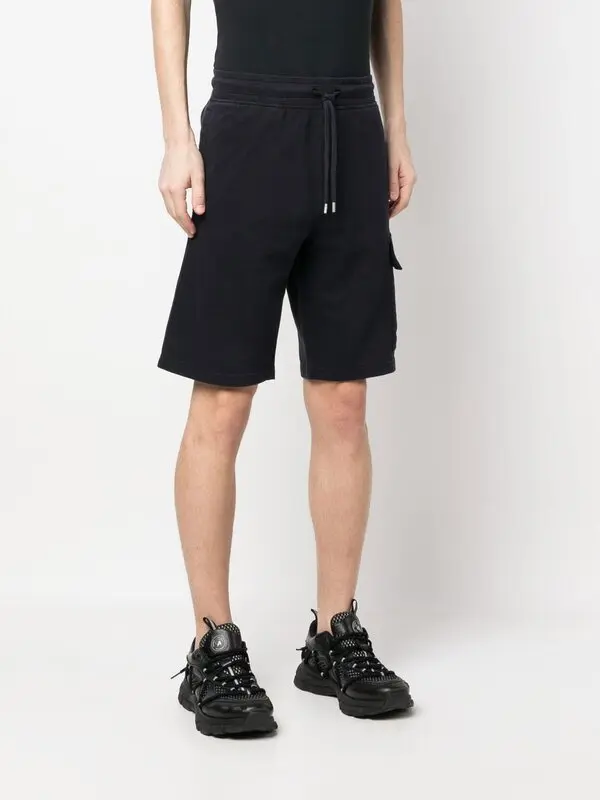 C.P. COMPANY Lens Detail Cargo Shorts - Blue