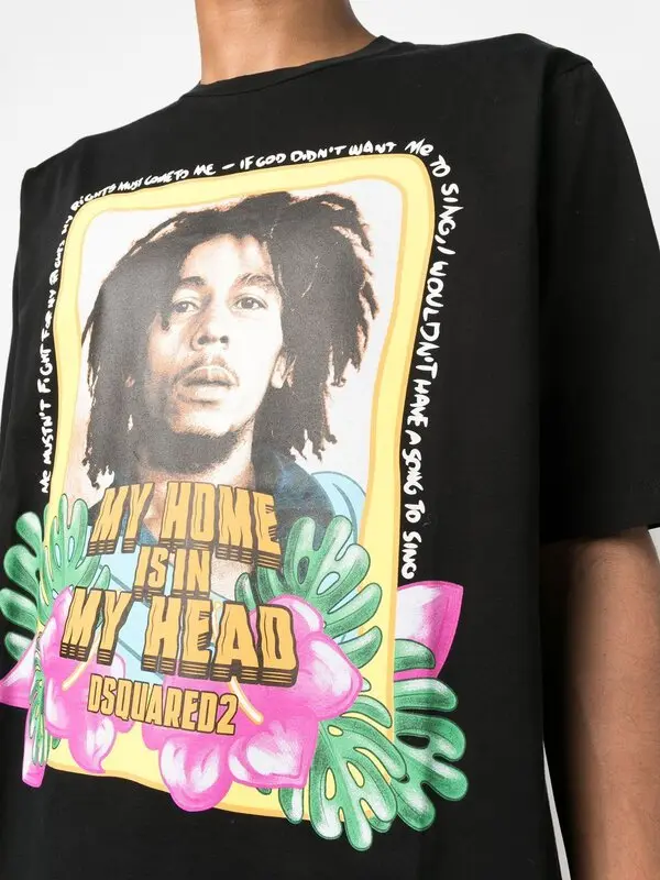 Dsquared2 Graphic-print Crew-neck T-shirt