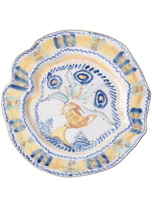 SELETTI Classics On Acid Spanish Maiolica Dinner Plate - White