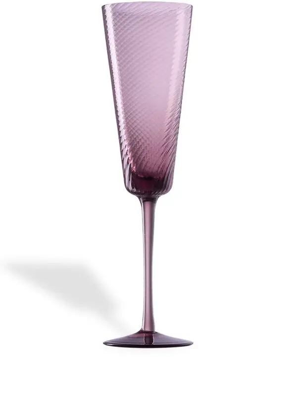 NASONMORETTI Gigolo Flute Glass - Purple