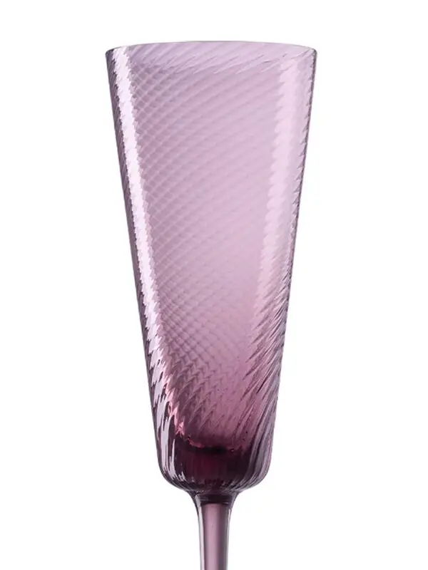NASONMORETTI Gigolo Flute Glass - Purple