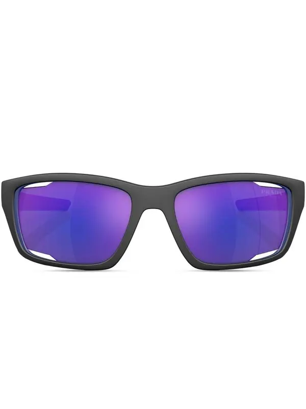 Prada Logo-print Sunglasses - Black