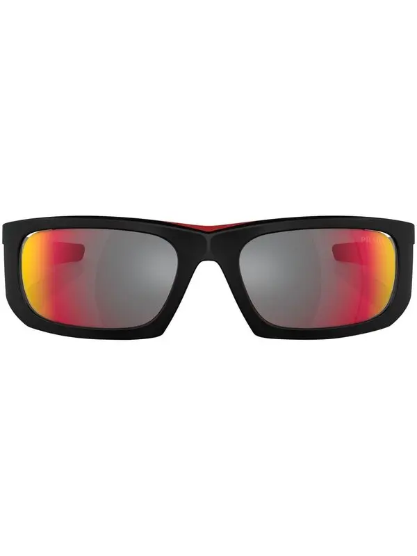 Prada Logo-print Sunglasses - Black