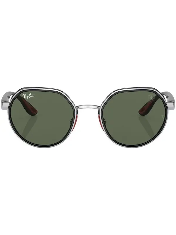 Ray-ban Geometric Frame Sunglasses - Silver