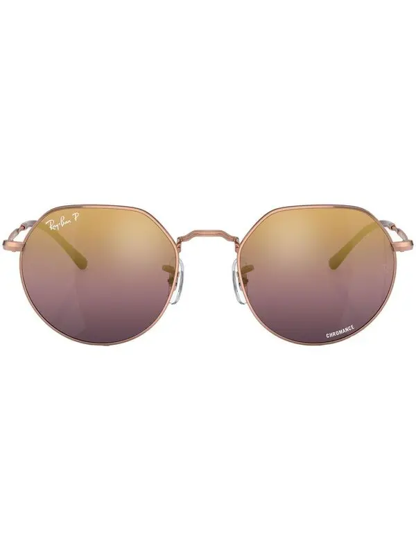 Ray-ban Geometric-frame Sunglasses - Gold