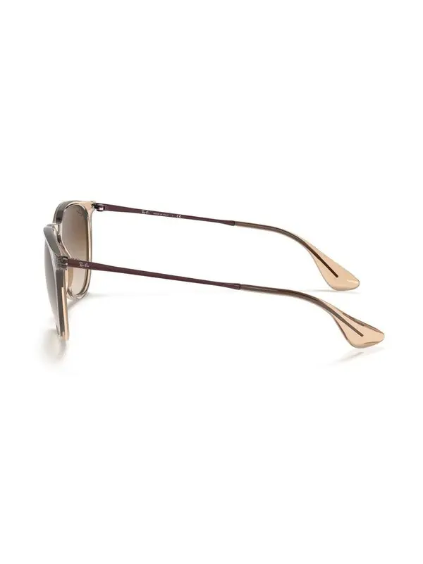 Ray-ban Erika Round-frame Sunglasses - Brown