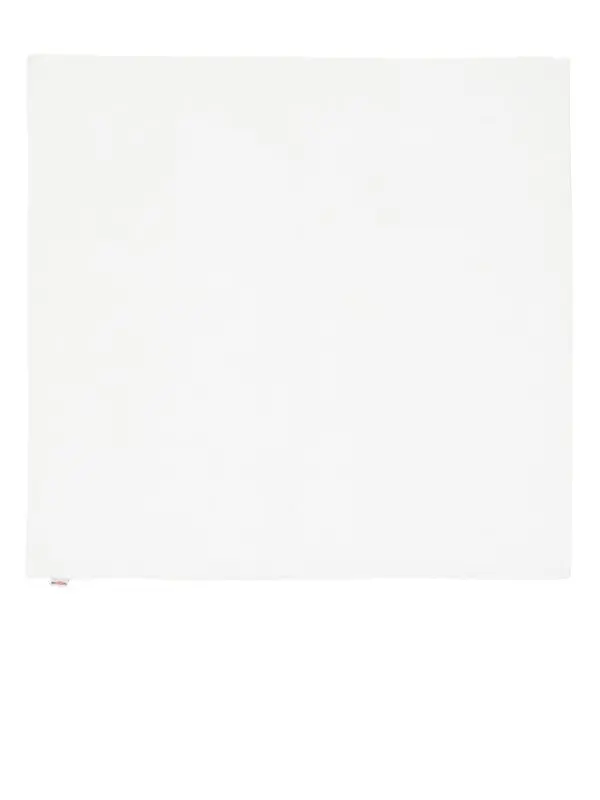 Moschino Embroidered Silk Scarf - White