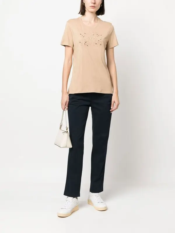 Ralph Lauren Katlin Embroidered T-shirt - Brown