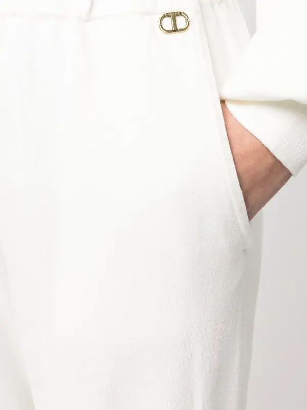 TWINSET Wide-leg Knit Trousers