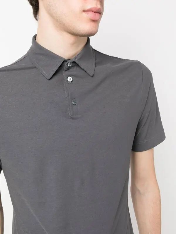 ZANONE Ice Cotton Polo Shirt - Grey