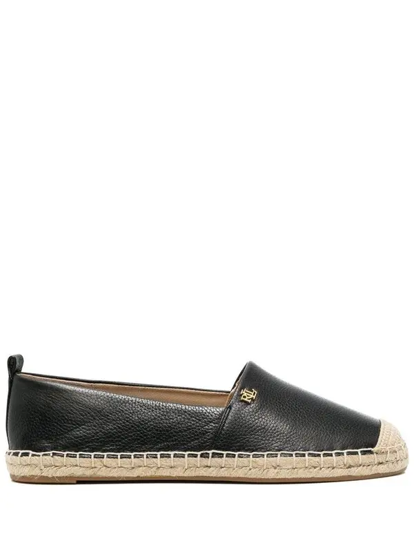 Ralph Lauren Cameryn Leather Espadrilles