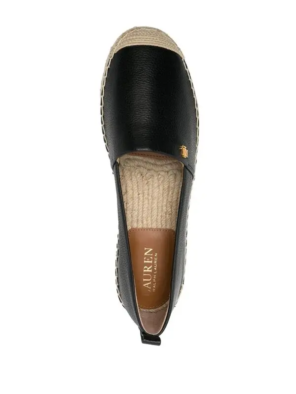 Ralph Lauren Cameryn Leather Espadrilles