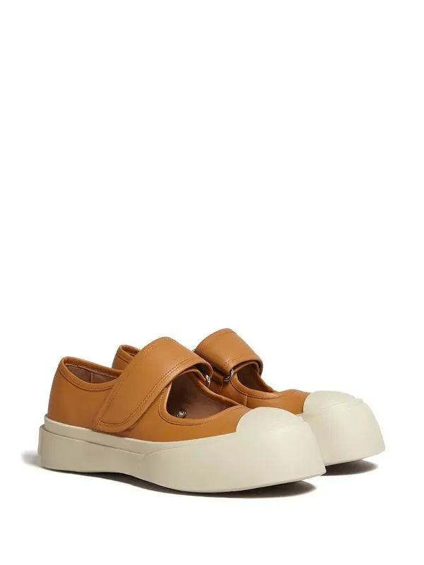 Marni Logo Touch-strap Mary Jane Sneakers