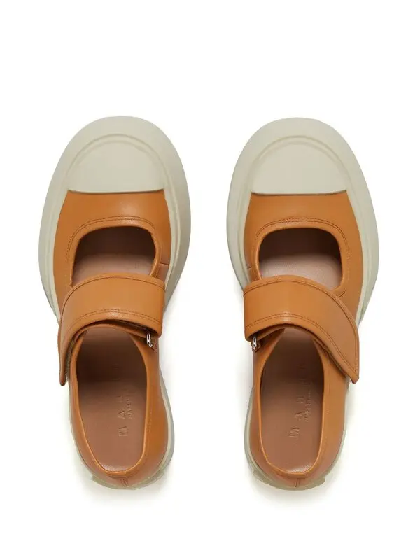Marni Logo Touch-strap Mary Jane Sneakers