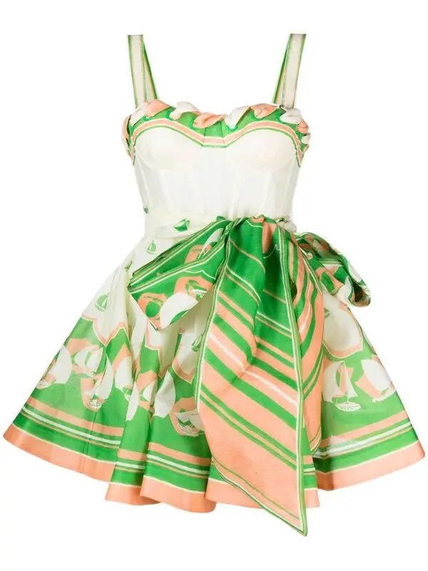 Zimmermann High Tide Flared Dress