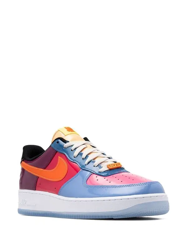 Nike X Undefeated Air Force 1 Low Multi Patent Sneakers - Blue