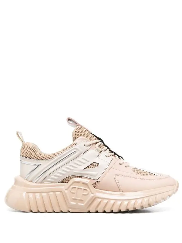 Philipp Plein Runner Lace-up Sneakers - Neutrals