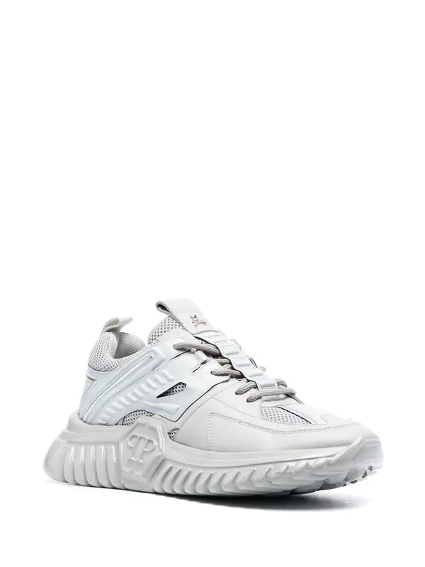 Philipp Plein Hexagon Runner Low-top Sneakers - Grey