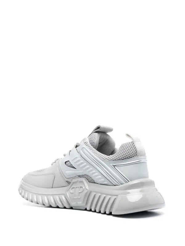 Philipp Plein Hexagon Runner Low-top Sneakers - Grey