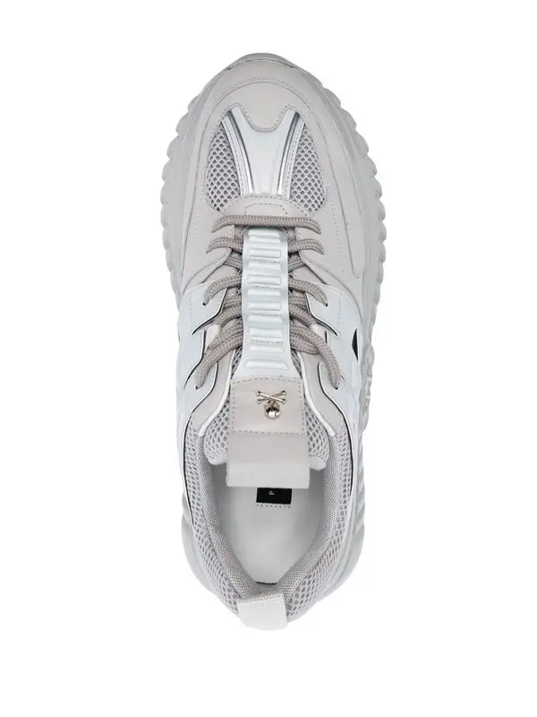 Philipp Plein Hexagon Runner Low-top Sneakers - Grey