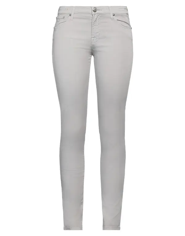 JACOB COHЁN Slim Fit Twill Pants - Grey