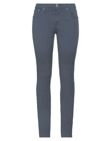 JACOB COHЁN Slim Fit Twill Pants - Midnight Blue