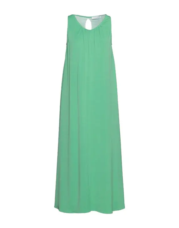 CAFÈNOIR Midi Flared Dress - Green