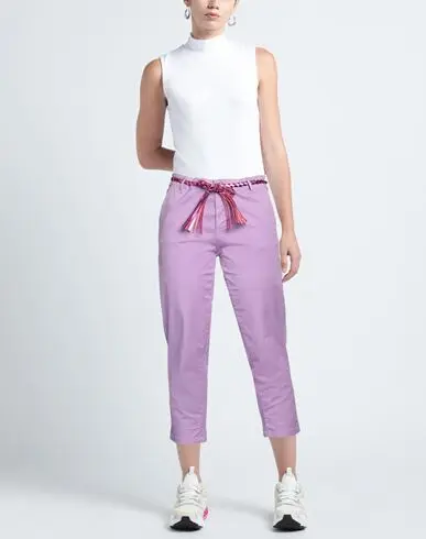 ANIYE BY High-waisted Slim-leg Chinos - Purple