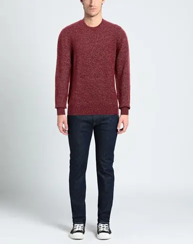BROOKSFIELD Crewneck Sweater - Burgundy