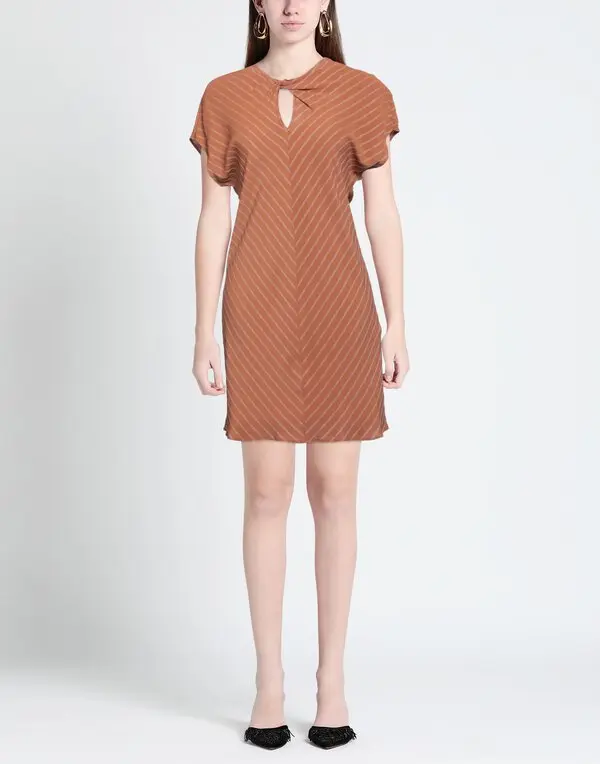 KATIA GIANNINI Mini Dress - Brown