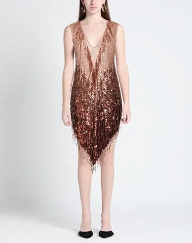 Elisabetta Franchi Mini Dress With Sequins And Beads