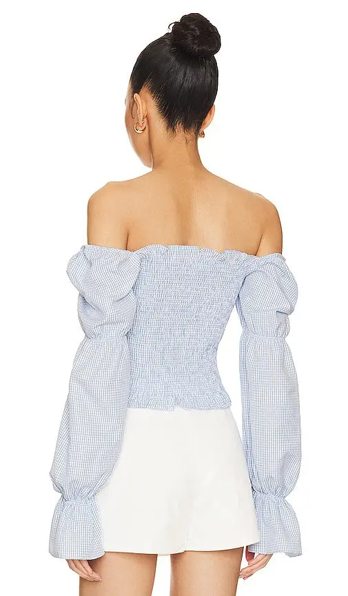 MORE TO COME Abigail Smocked Top