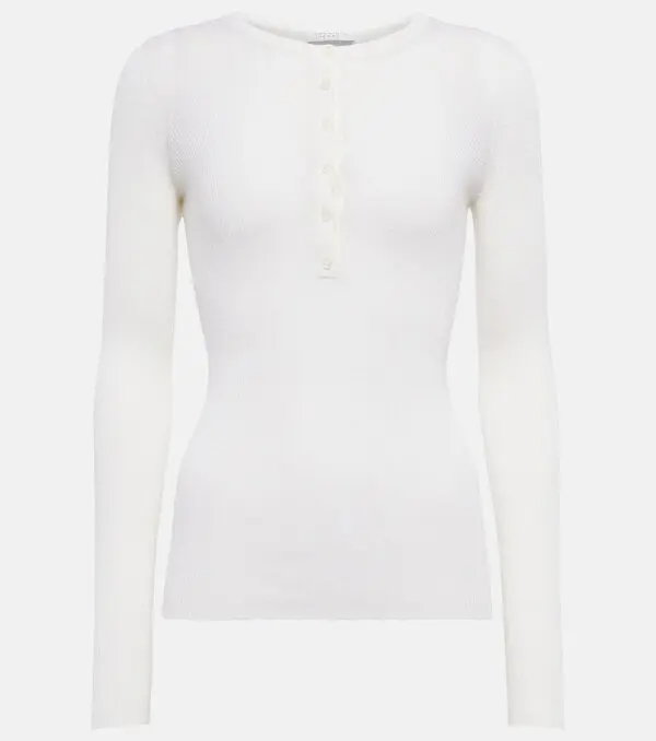 Gabriela Hearst Cashmere And Silk Top - White