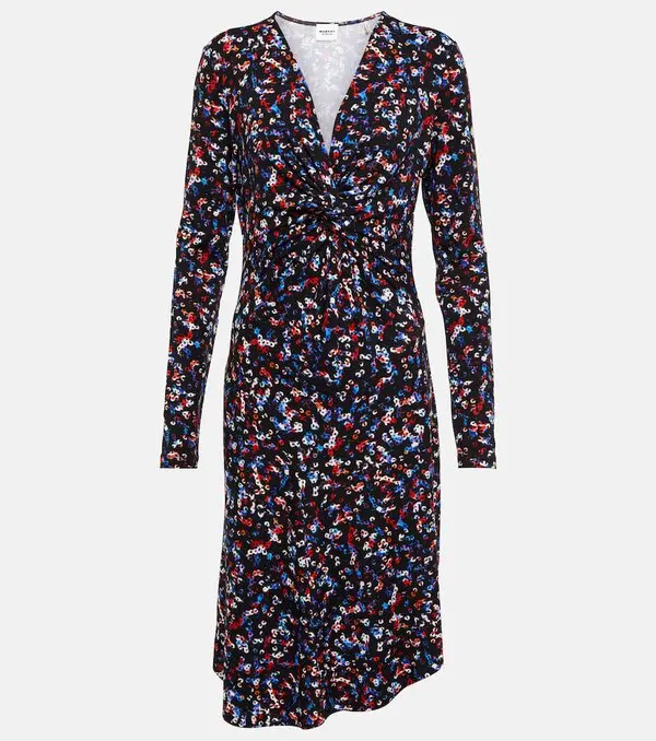 MARANT ETOILE Jadiya Floral Midi Dress - Multicoloured