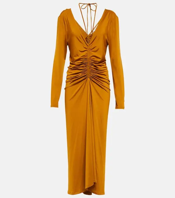 Veronica Beard Gibert Jersey Midi Dress