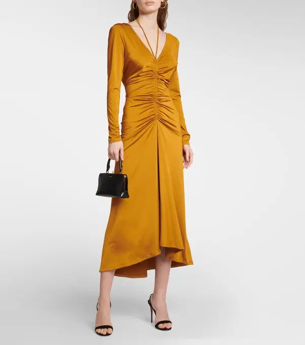 Veronica Beard Gibert Jersey Midi Dress