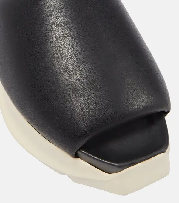 Rick Owens Leather Slides