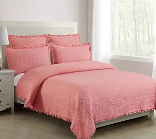 VALERIE PARR HILL Trellis Peony King Quilt Set Valerie - One-color