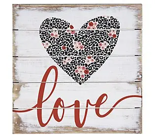 SINCERE SURROUNDINGS 8' Love Heart Cheetah Pall Et Petite - One-color