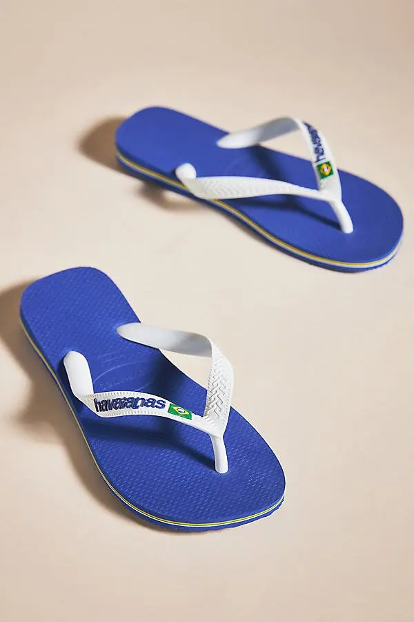 Havaianas Brazil Logo Sandals - Blue