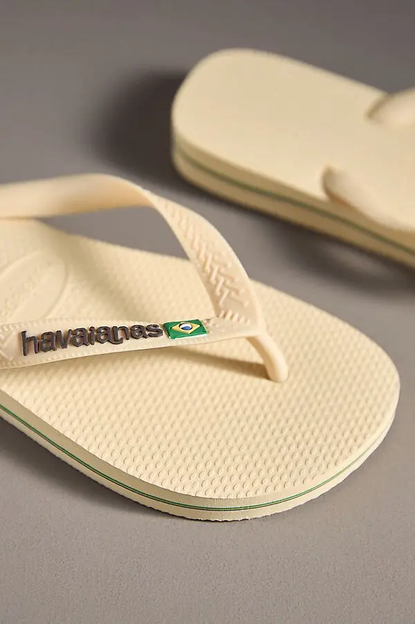 Havaianas Brazil Logo Sandals - Buttercream