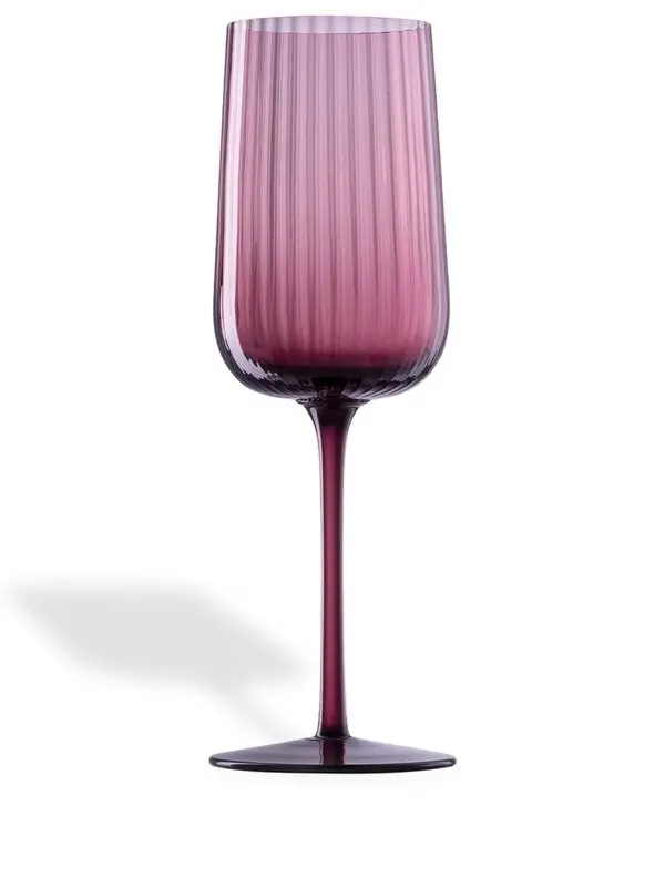 NASONMORETTI Gigolo Ribbed Wine Glass - Purple