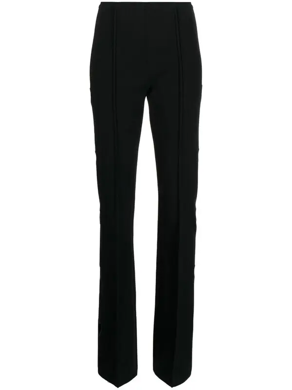 Mach & Mach Cut-out Flared Trousers