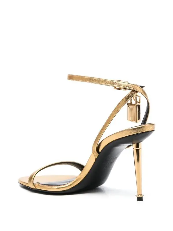 TOM FORD Padlock Leather Sandals