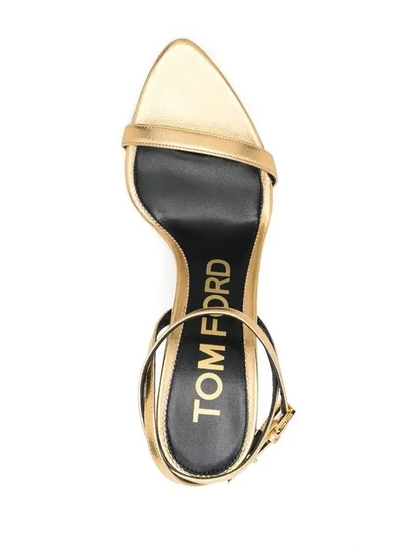 TOM FORD Padlock Leather Sandals