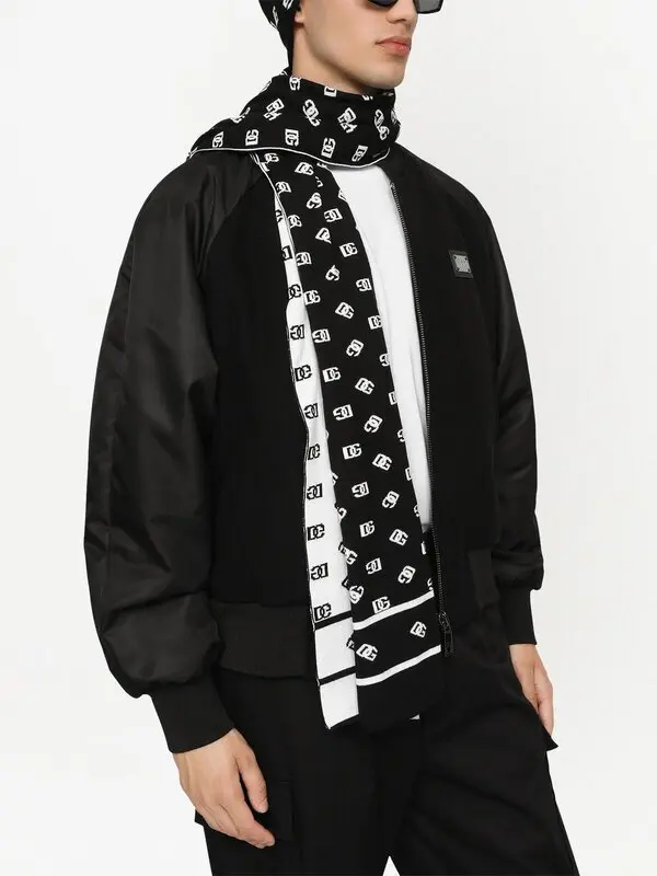 Dolce & Gabbana Dg Monogram Jacquard Scarf